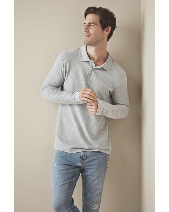 Polos STEDMAN Polo Long Sleeve ST3400 à personnaliser | Quatrième Dimension
