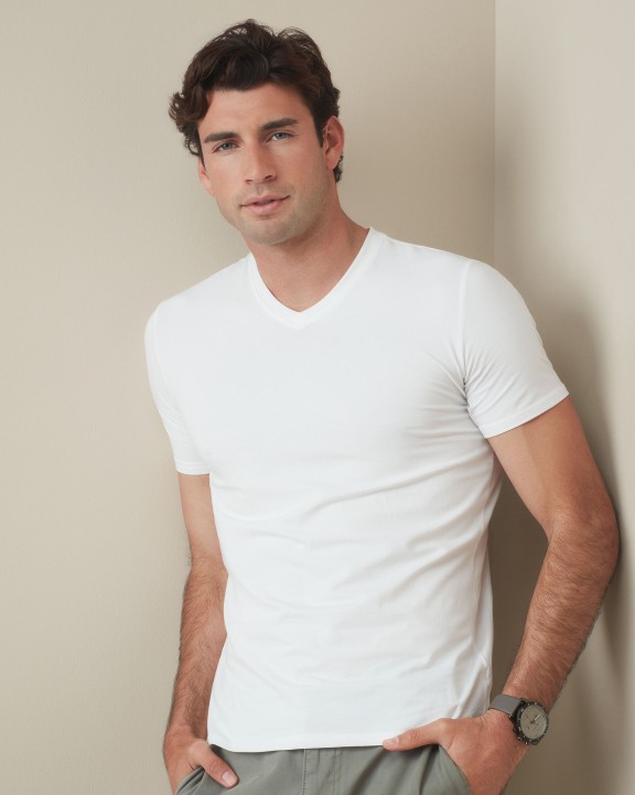 T-Shirts STEDMAN STRETCH-T V-NECK ST9610 à personnaliser | Quatrième ...